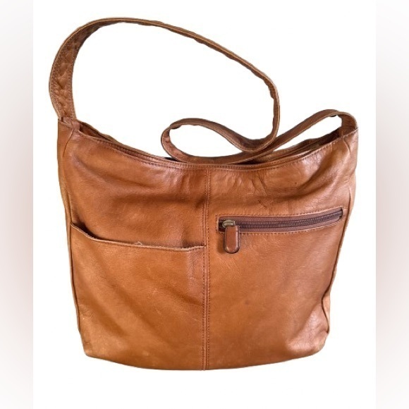 Boulder Ridge | Bags | Boulder Ridge Brown Leather Shoulder Bag Classic ...